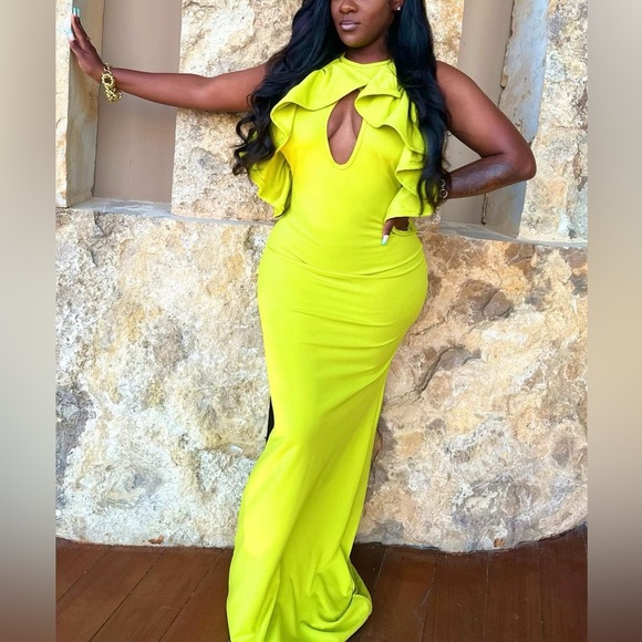 rhea Imani | Dresses | Rhea Imani Low Back Maxi Dress | Poshmark